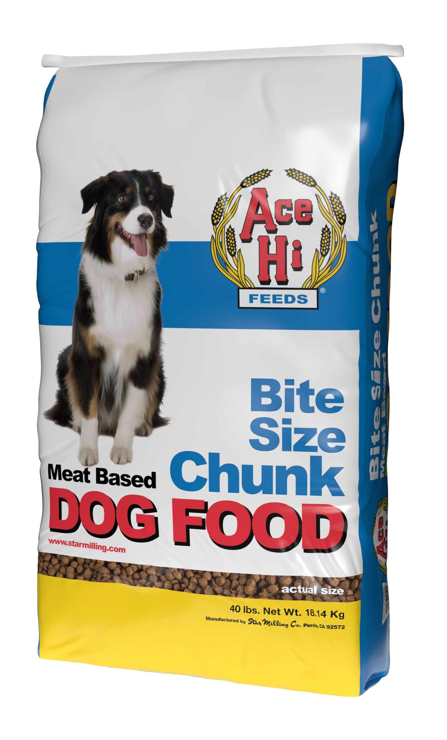 Bite Size Chunk Dog Food - Star Milling Co.