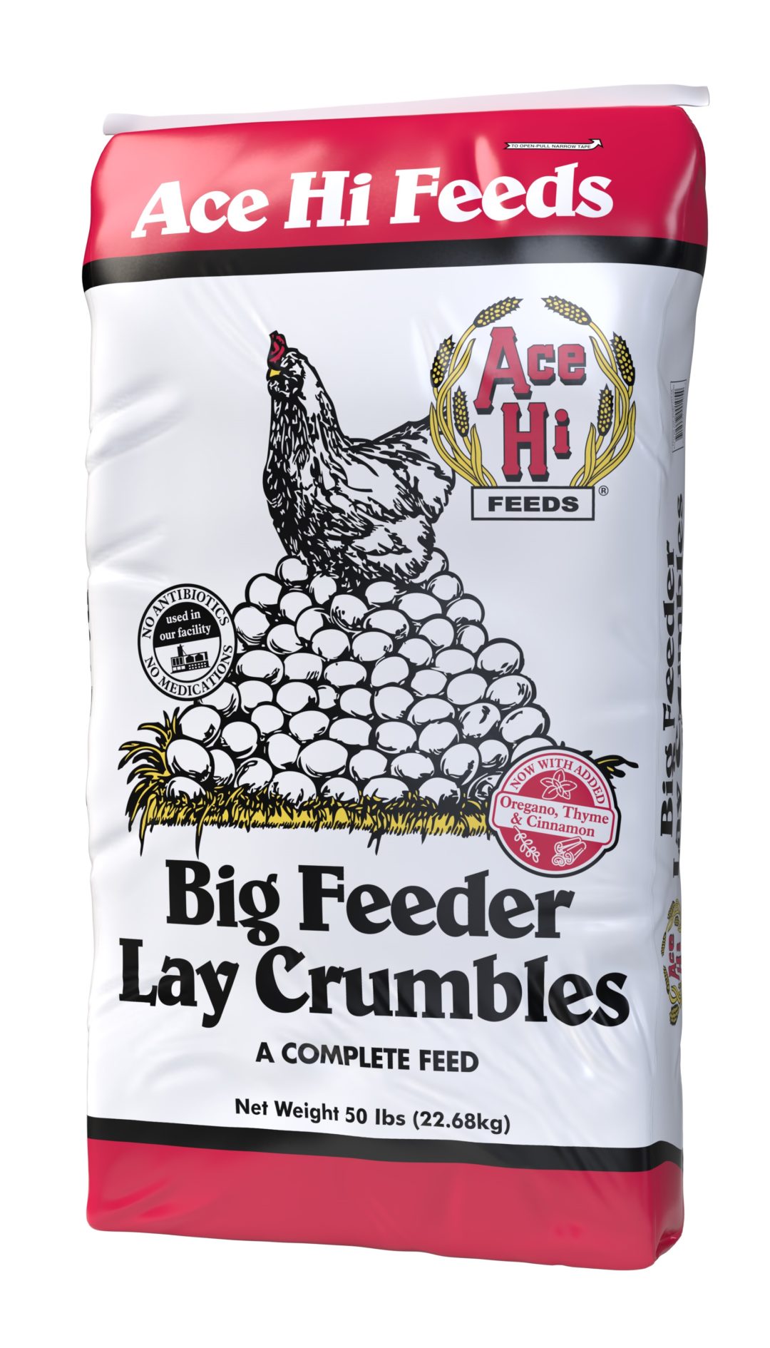 Ace Hi Big Feeder Lay Crumbles - Chicken Feed for Layer Hens